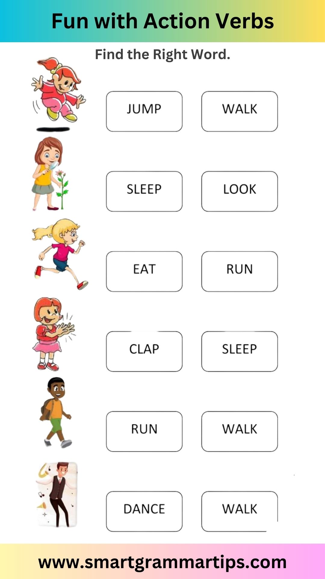 300 Common Action Verbs For Easy Learning
