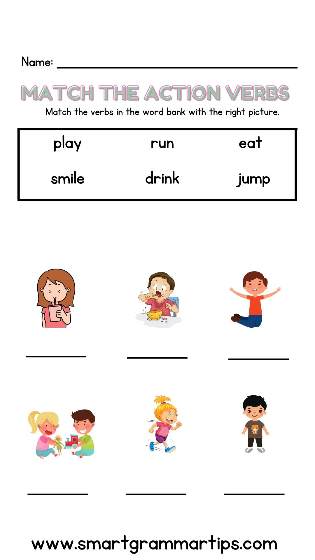 300 Common Action Verbs For Easy Learning